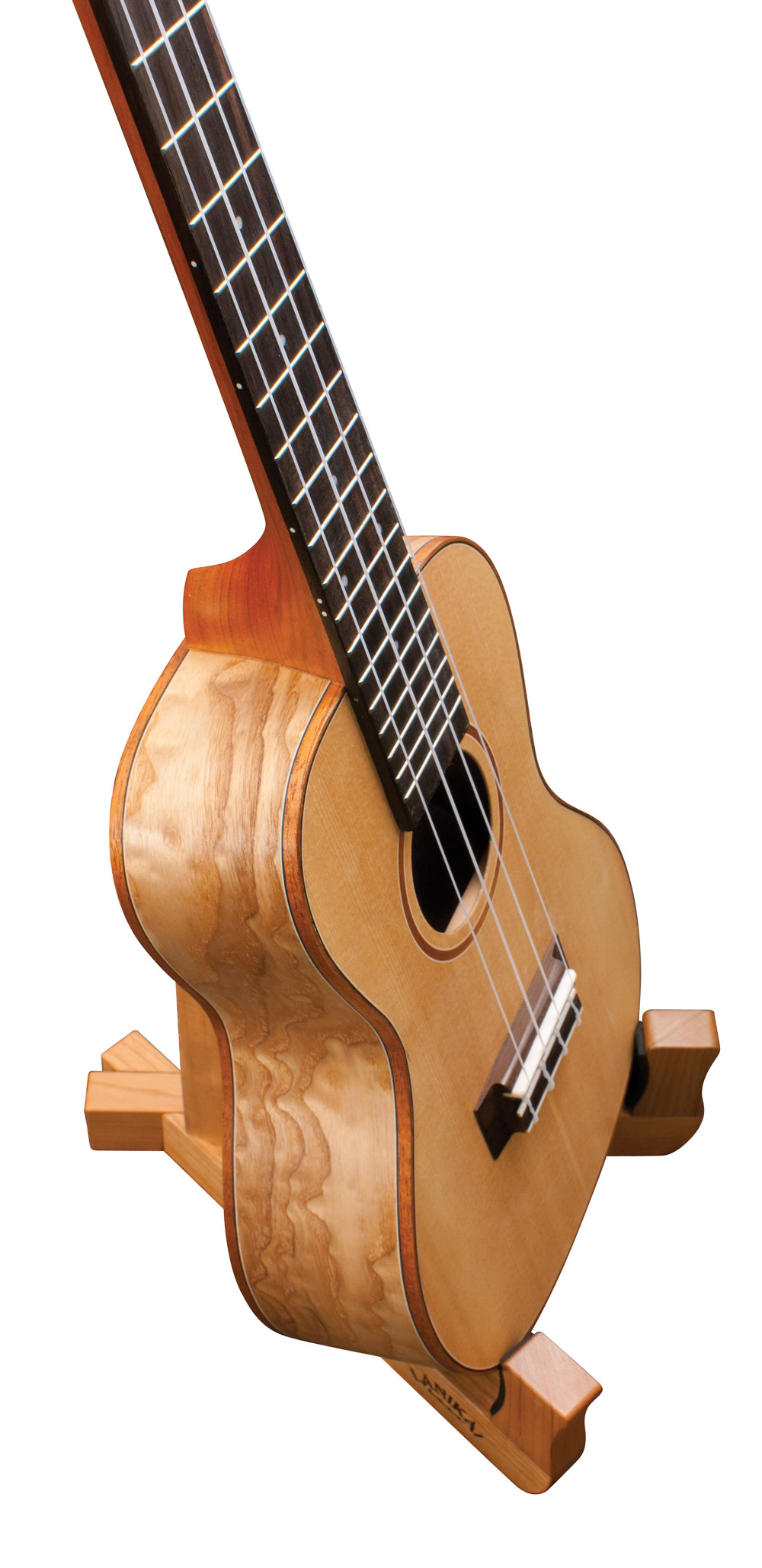 USW Wood Ukulele Stand with uke | Lanikai Ukuleles